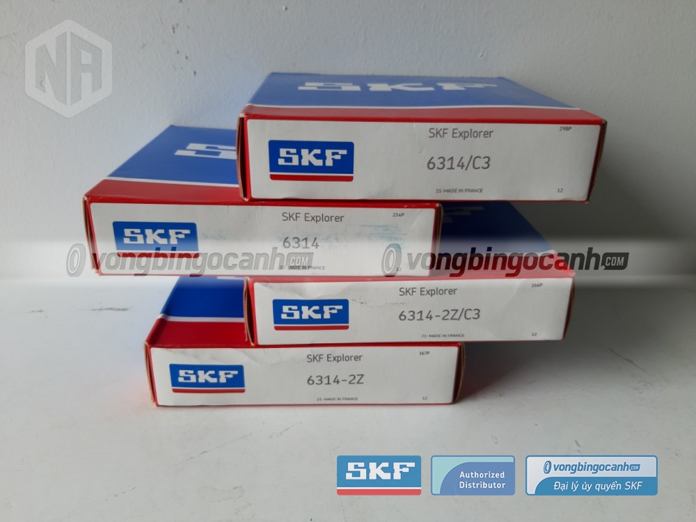 Vòng bi 6314, Vòng bi cầu SKF, Vòng bi Ngọc Anh, Đại lý ủy quyền SKF