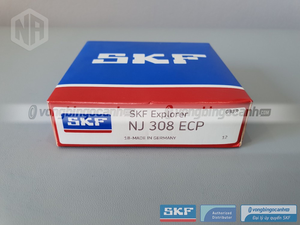 Vòng bi NJ 308 ECP, Vòng bi đũa đỡ SKF, Đại lý ủy quyền SKF