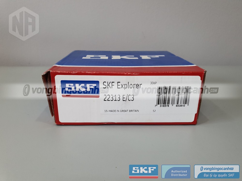 Vòng bi 22313 E/C3, Vòng bi tang trống SKF, Đại lý ủy quyền SKF