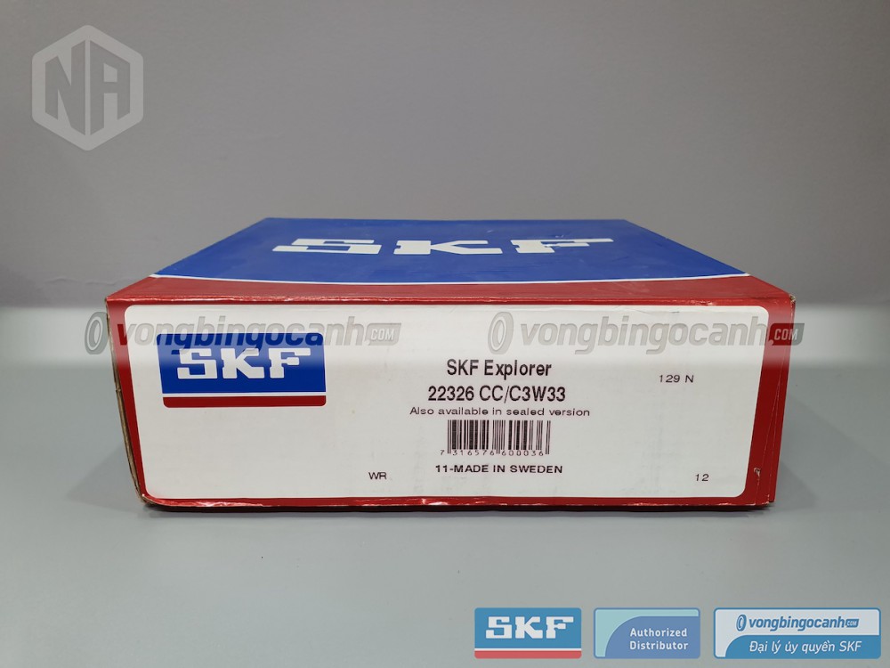 Vòng bi 22326 CC/C3W33, Vòng bi tang trống SKF, Đại lý ủy quyền SKF