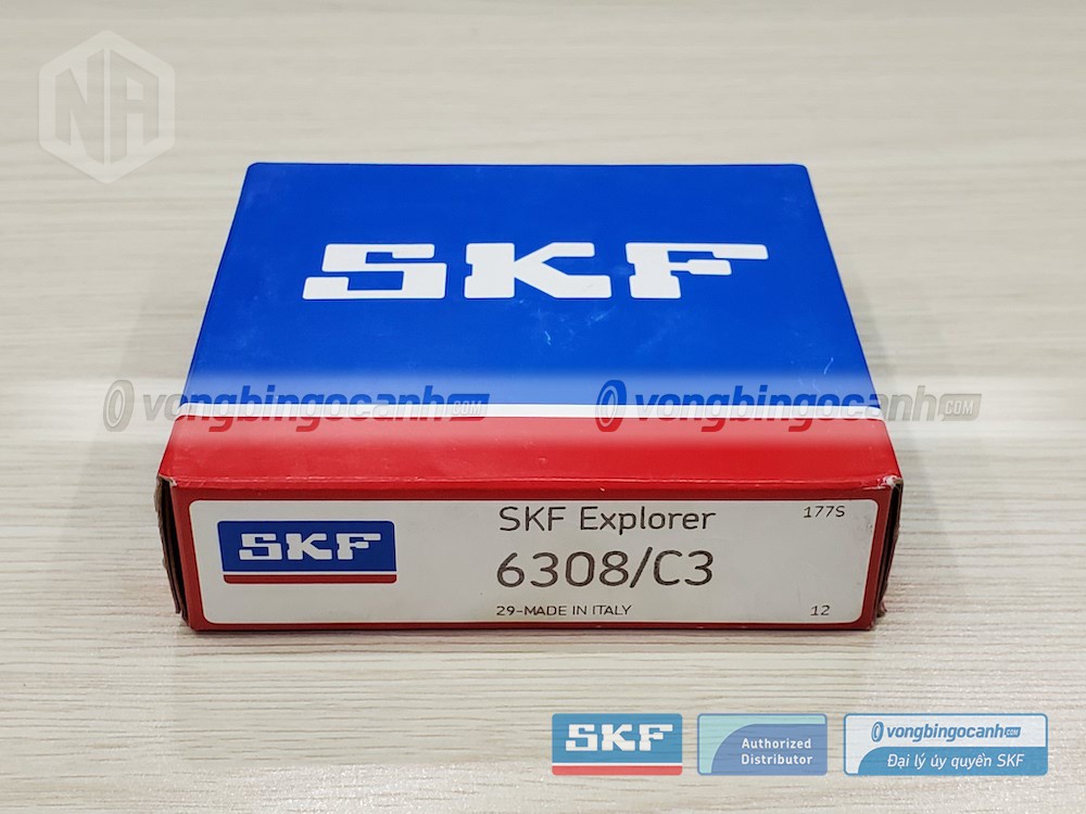 Vòng bi 6308/C3, Vòng bi cầu SKF - Đại lý uỷ quyền SKF