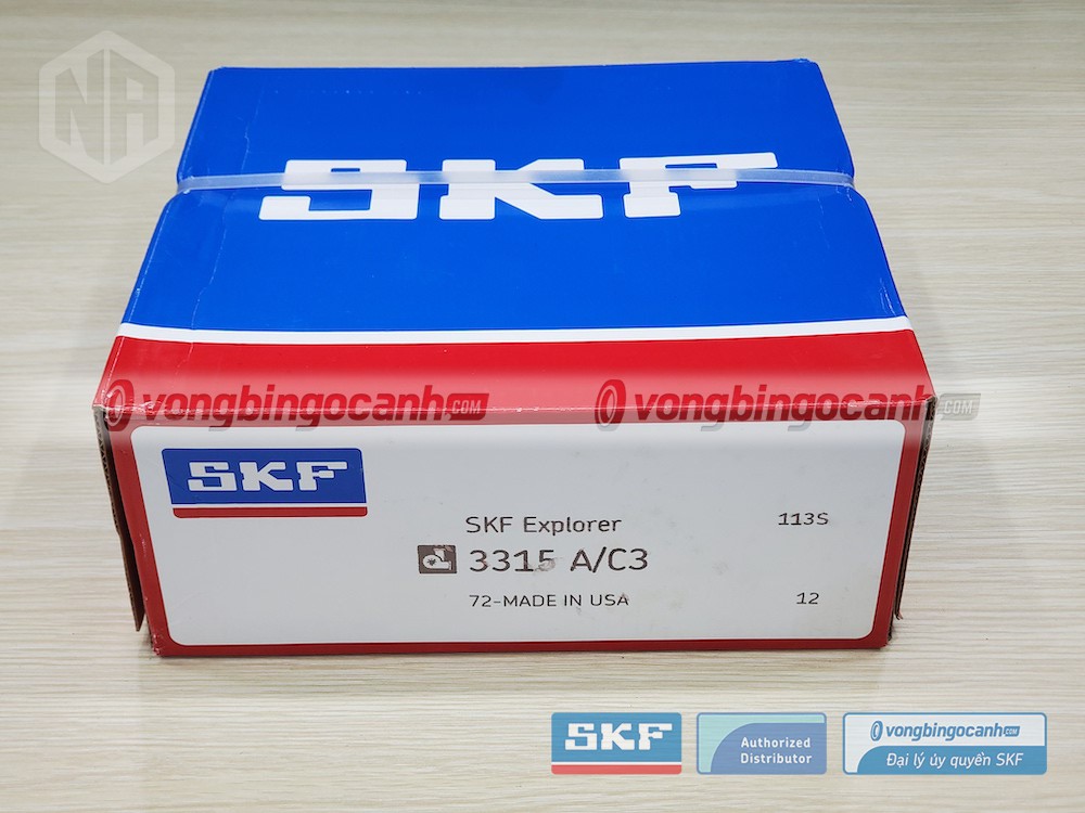 Vòng bi 3315 A/C3 chính hãng, Vòng bi đỡ chặn SKF, Đại lý ủy quyền SKF