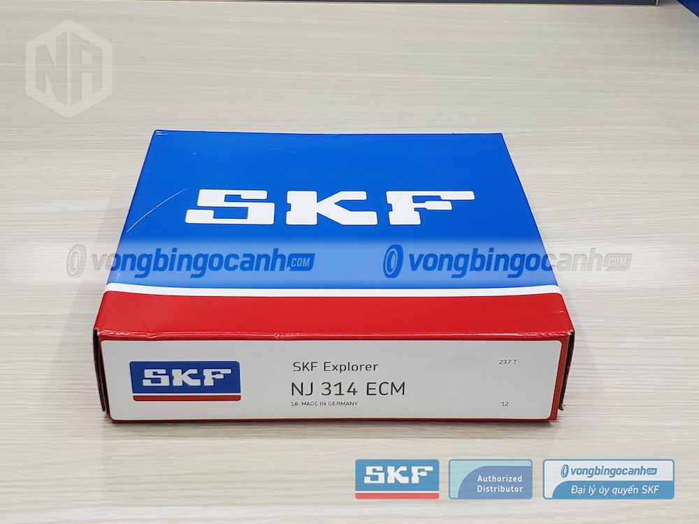 Vòng bi NJ 314 ECM, Vòng bi đũa đỡ SKF, Đại lý SKF