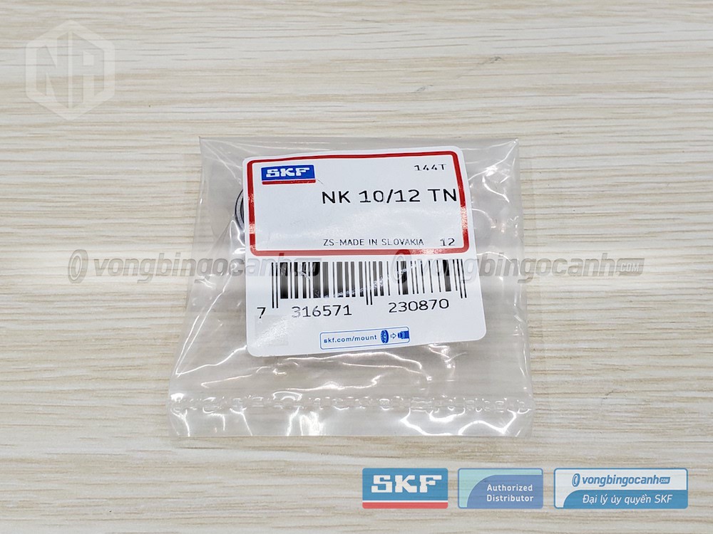 Vòng bi NK 10/12 TN SKF, Vòng bi bạc đạn kim SKF, Đại lý SKF