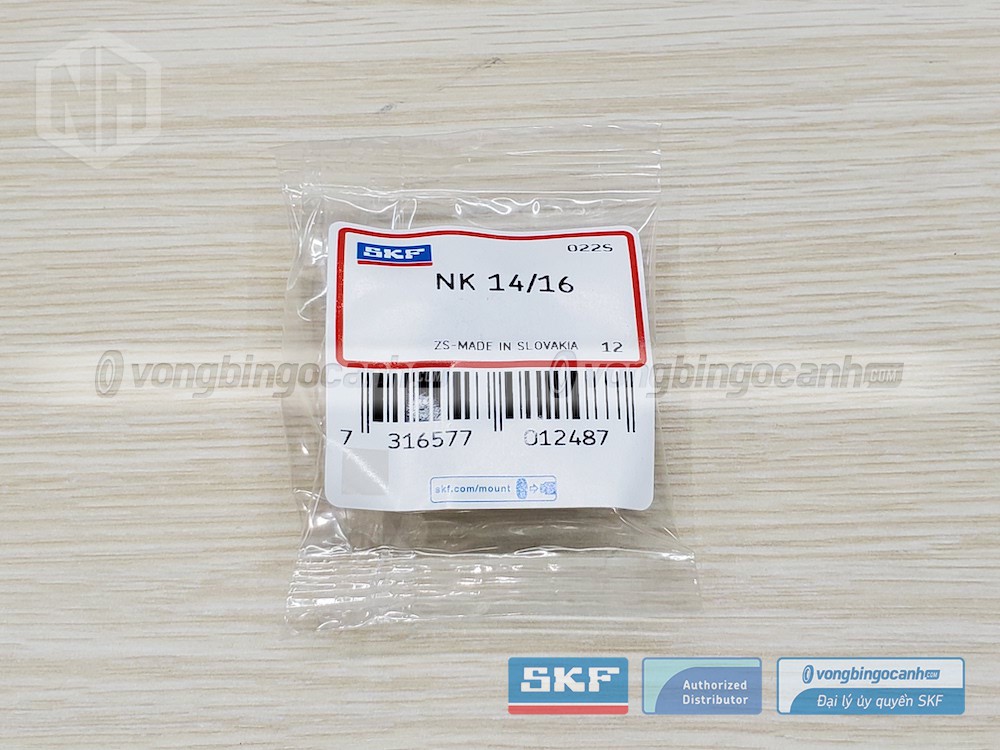 Vòng bi NK 14/16 SKF, Vòng bi bạc đạn kim SKF, Đại lý SKF