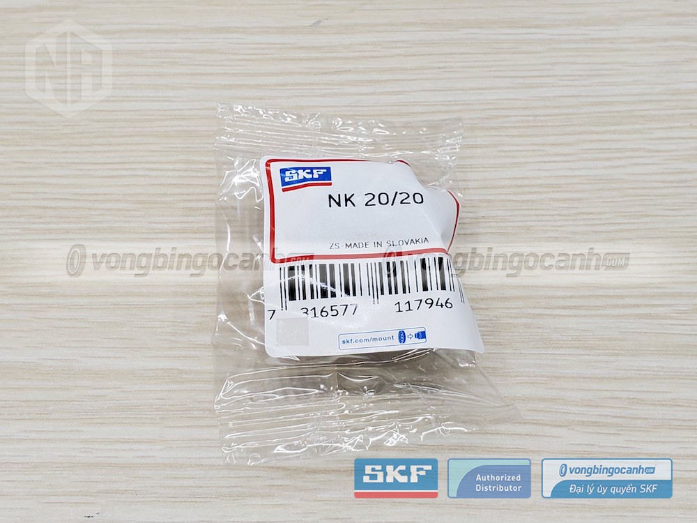 Vòng bi NK 20/20 SKF, Vòng bi bạc đạn kim SKF, Đại lý SKF