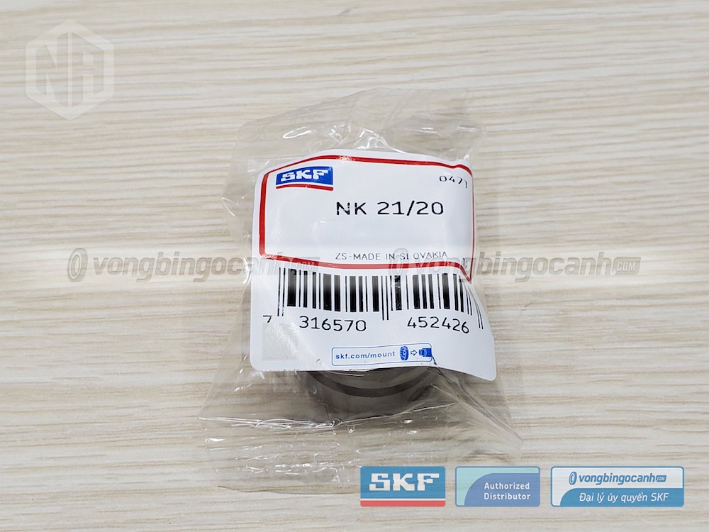 Vòng bi NK 21/20 SKF, Vòng bi bạc đạn kim SKF, Đại lý SKF