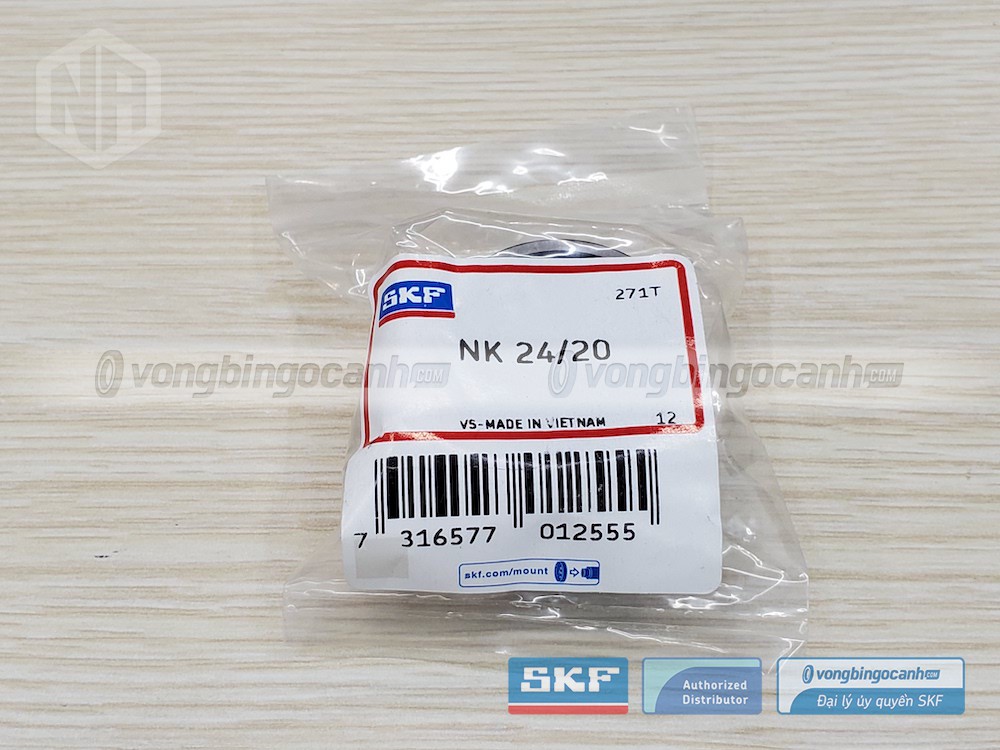 Vòng bi NK 24/20 SKF, Vòng bi bạc đạn kim SKF, Đại lý SKF