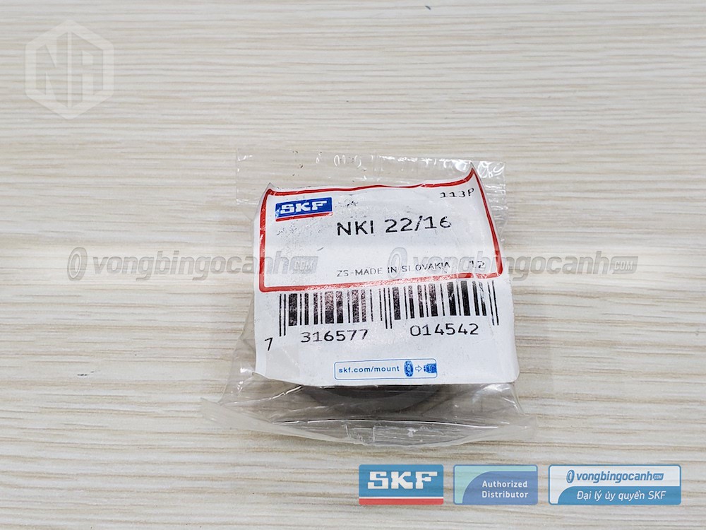Vòng bi NKI 22/16 SKF, Vòng bi bạc đạn kim SKF, Đại lý SKF