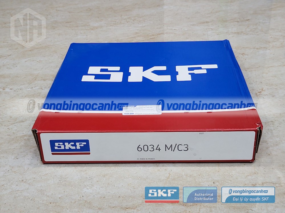 Vòng bi 6034 M/C3, Vòng bi cầu SKF - Đại lý uỷ quyền SKF