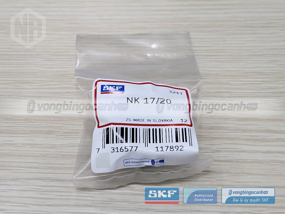 Vòng bi NK 17/20 SKF, Vòng bi kim SKF, Đại lý ủy quyền SKF
