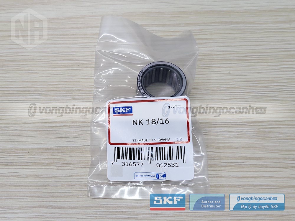 Vòng bi NK 18/16 SKF, Vòng bi kim SKF, Đại lý ủy quyền SKF