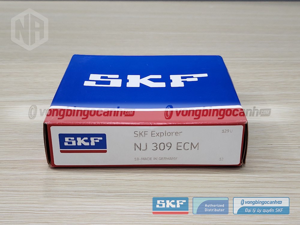 Vòng bi NJ 309 ECM, Vòng bi đũa đỡ SKF, Đại lý SKF