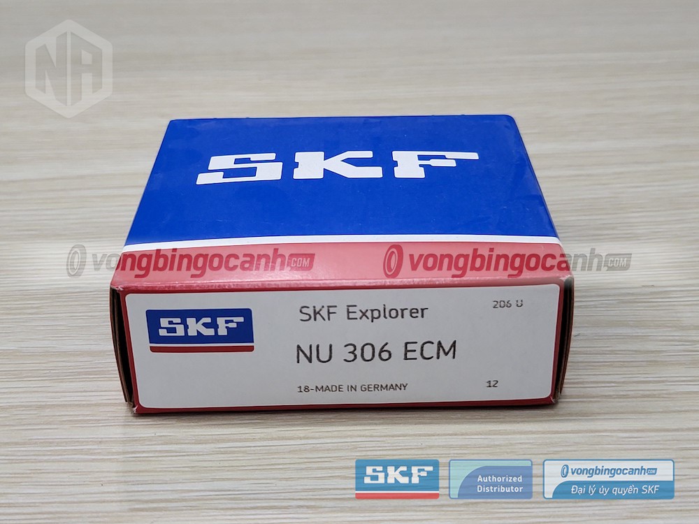 Vòng bi NU 306 ECM, Vòng bi đũa đỡ SKF, Đại lý SKF