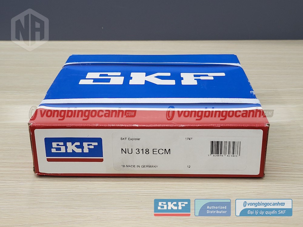 Vòng bi NU 318 ECM, Vòng bi đũa đỡ SKF, Đại lý SKF